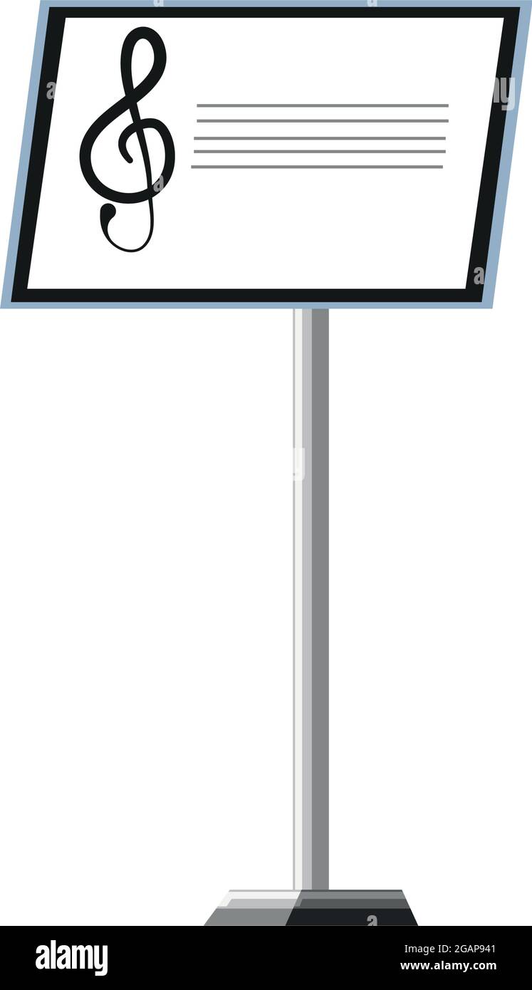 Orchestra stage stand Stock Vector Images - Alamy