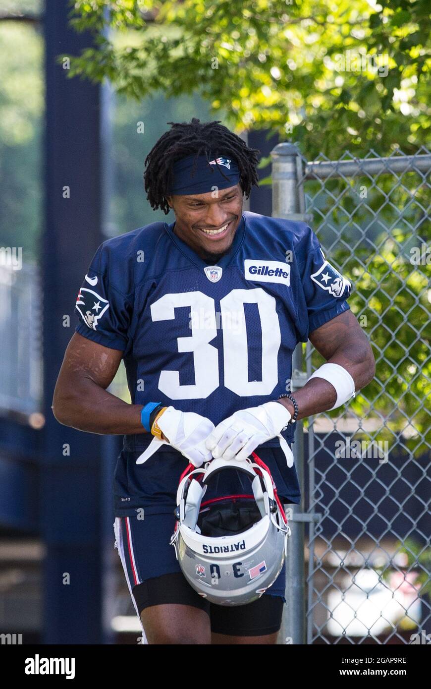 Gillette Stadium. 31st July, 2021. MA, USA; New England Patriots safety ...