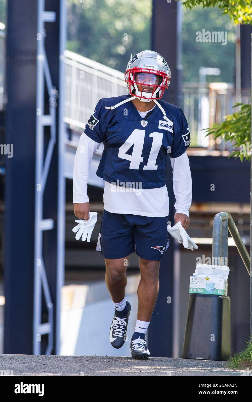 Gillette Stadium. 31st July, 2021. MA, USA; New England Patriots ...