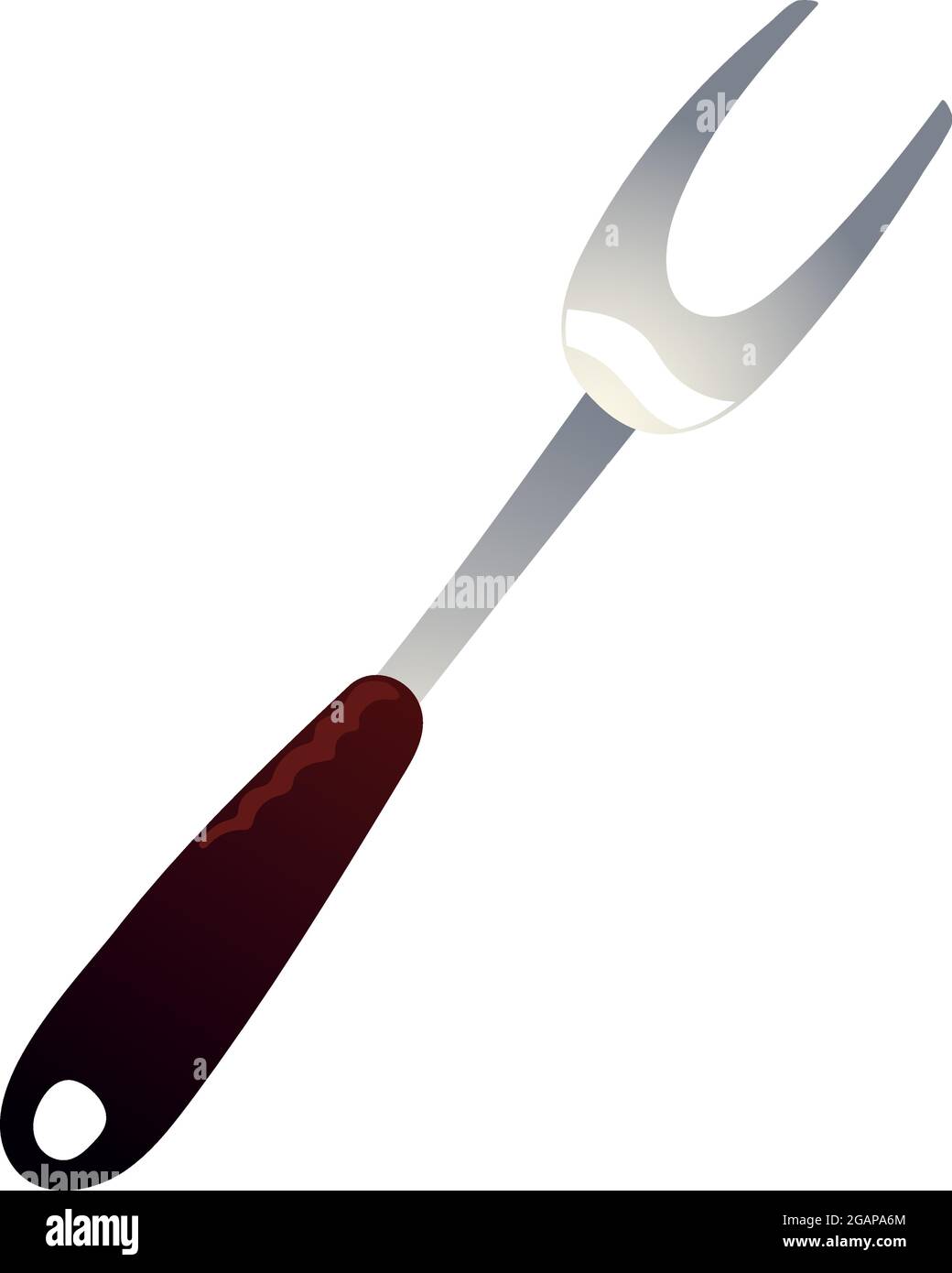 bbq fork utensil Stock Vector Image & Art - Alamy