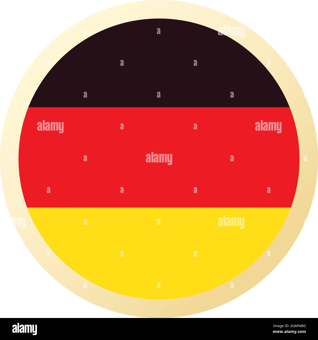 round germany flag Stock Vector Image & Art - Alamy