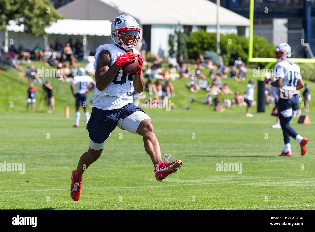 Gillette Stadium. 31st July, 2021. MA, USA; New England Patriots wide ...