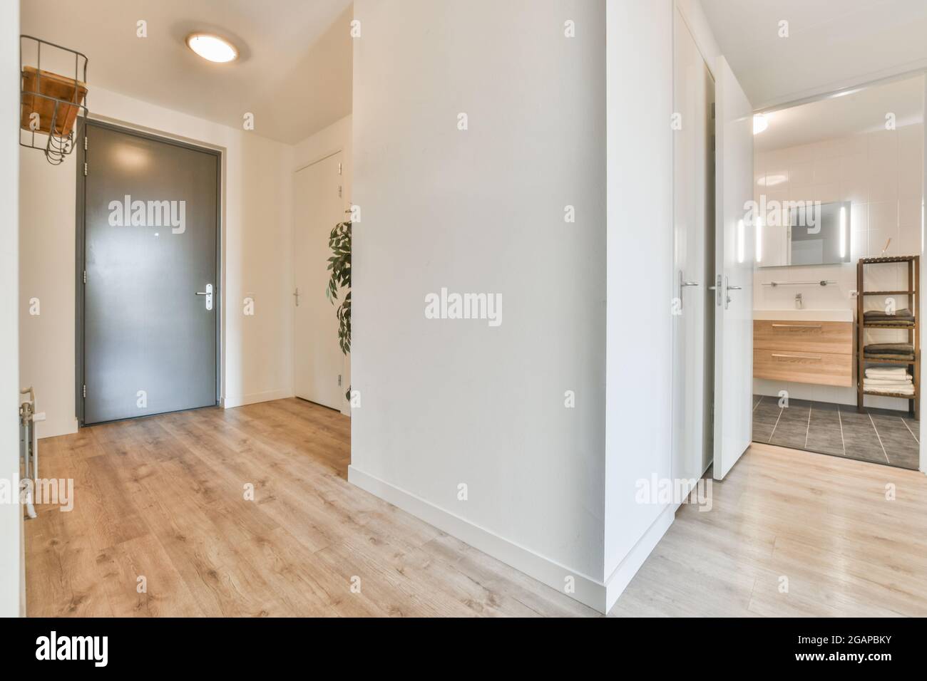 Bright interior design of a luxury house Stock Photo - Alamy