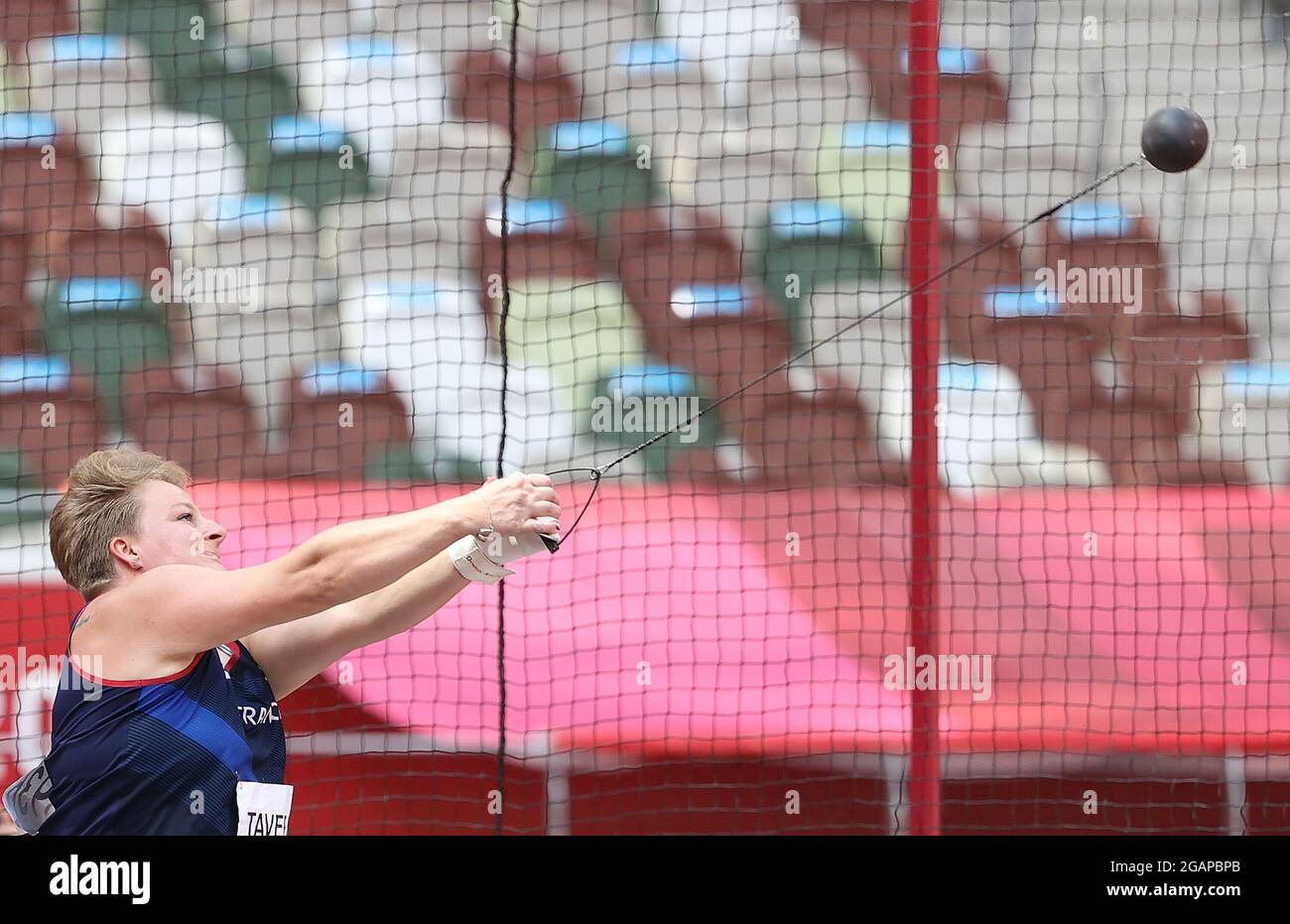 Tokyo, Japan. 1st Aug, 2021. Alexandra Tavernier of France competes ...
