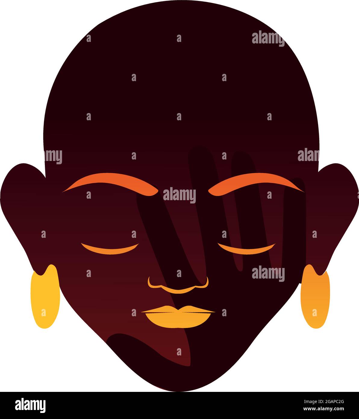african face native Stock Vector Image & Art - Alamy