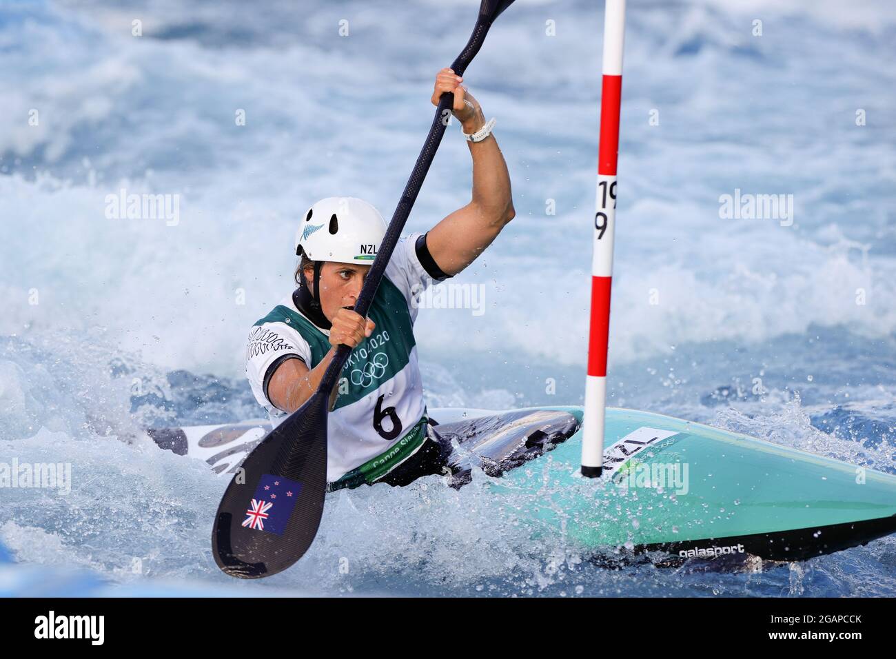 Tokyo, Japan, 27 July, 2021. Luuka Jones of Team New Zealand during the ...