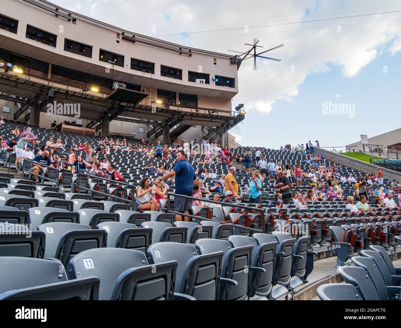 Utah, JUN 19, 2021 - Beauty and the beast performance in the Tuacahn ...