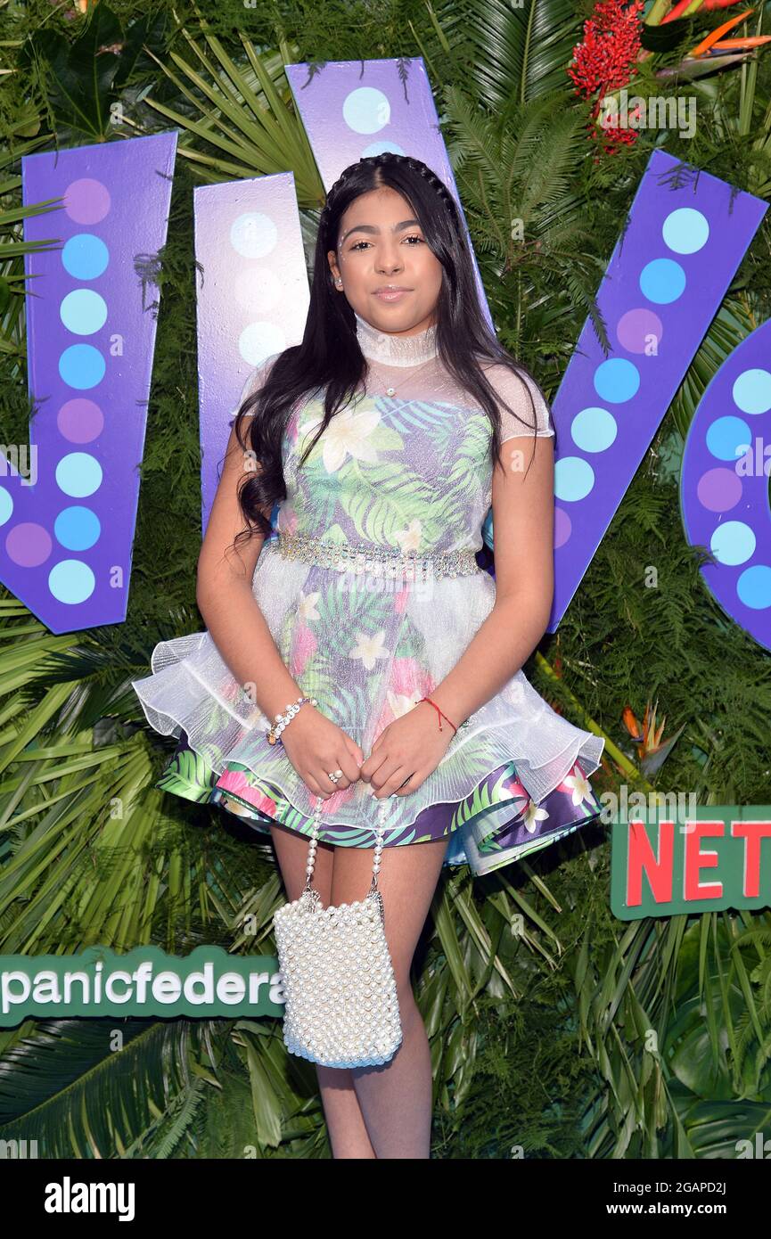 Voice actress Ynairaly Simo walks the red carpet at the “VIVO” NYC ...