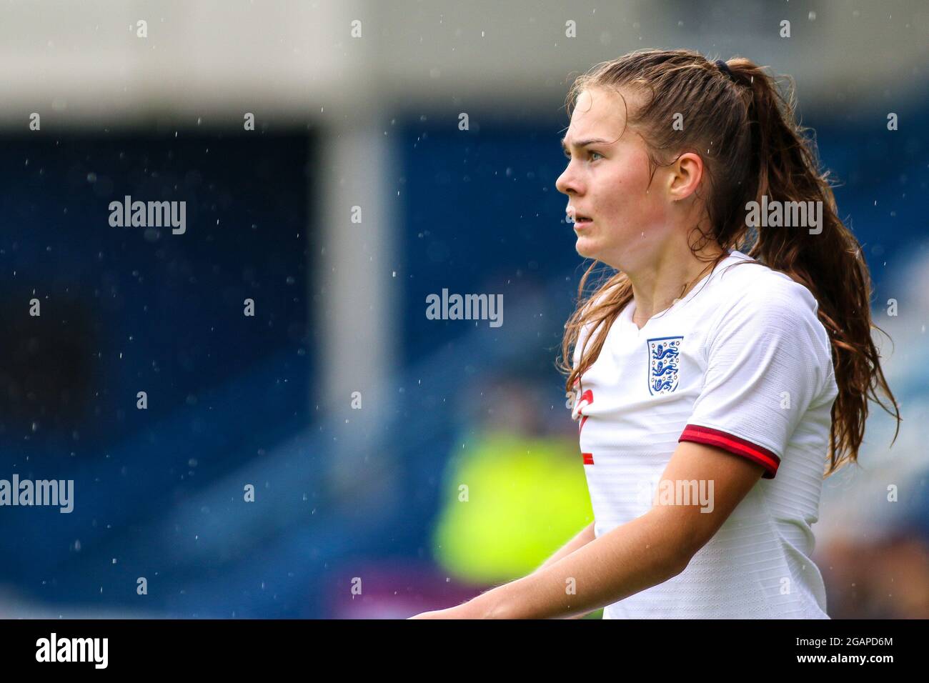 Lucy Parry (12 England) looks on during the Women’s Under-19 ...