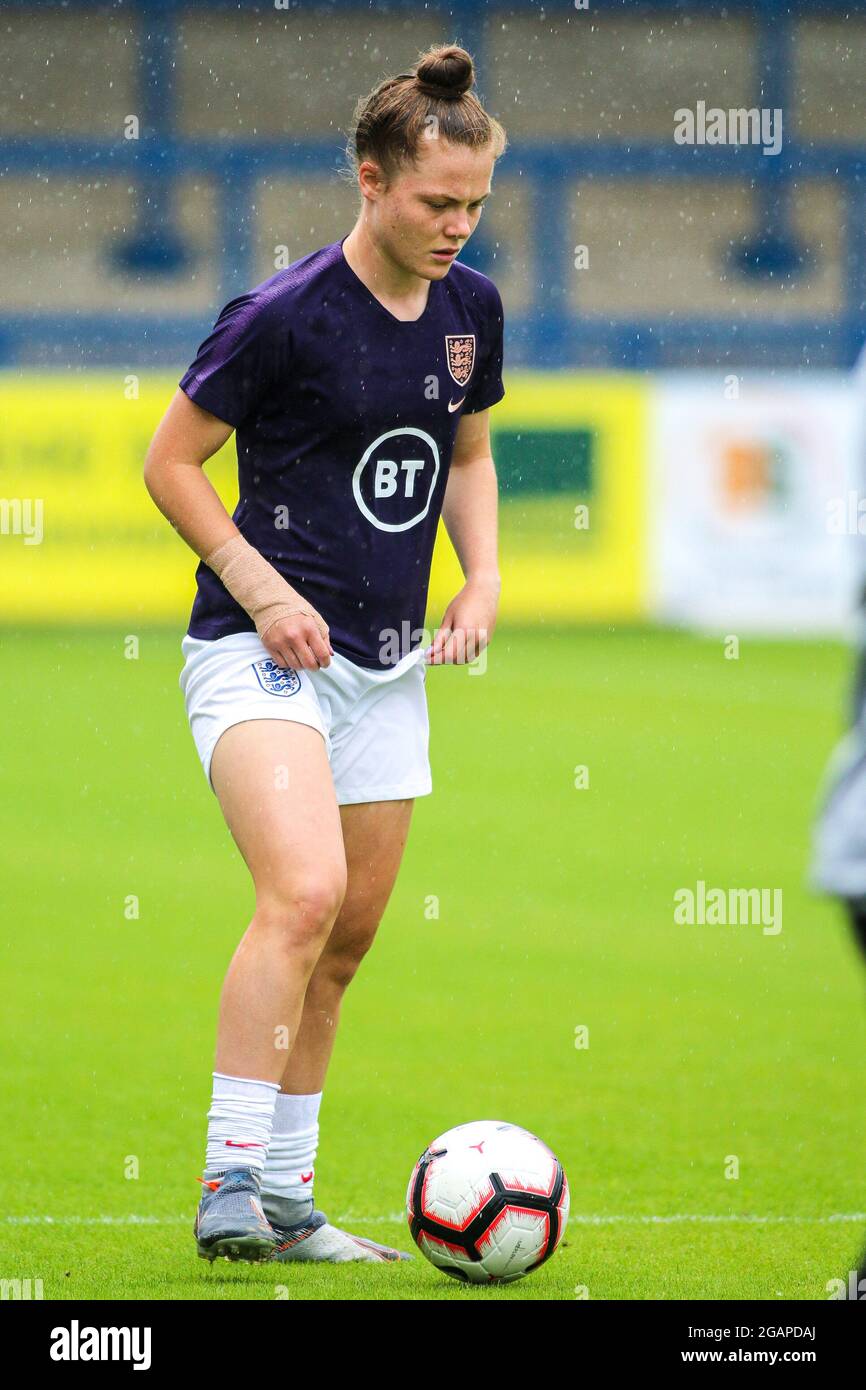 Emily Murphy (England) warms up before the Women’s Under-19 ...