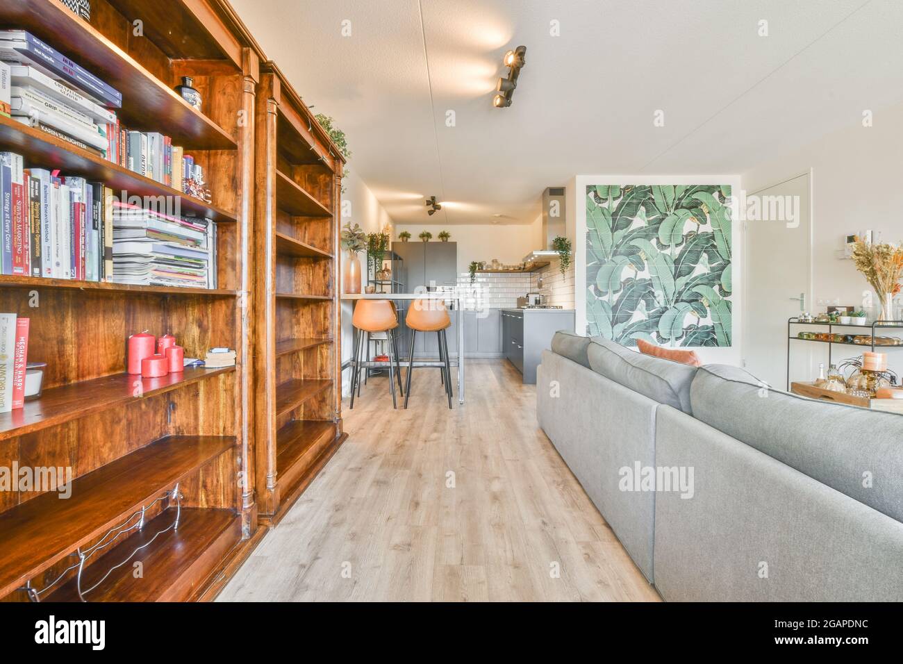 Bright interior design of a luxury house Stock Photo - Alamy