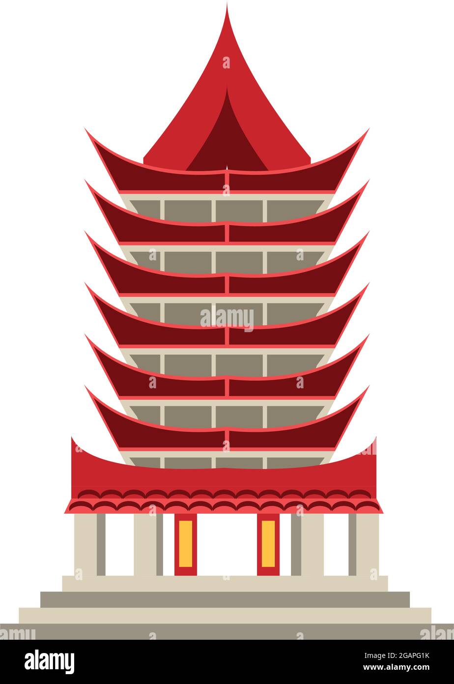 traditional chinese temple Stock Vector Image & Art - Alamy
