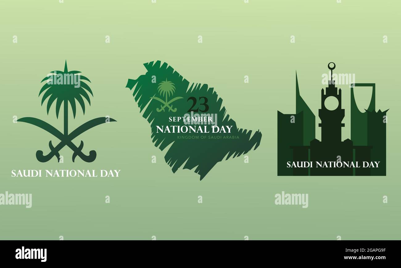 saudi national day set Stock Vector Image & Art - Alamy