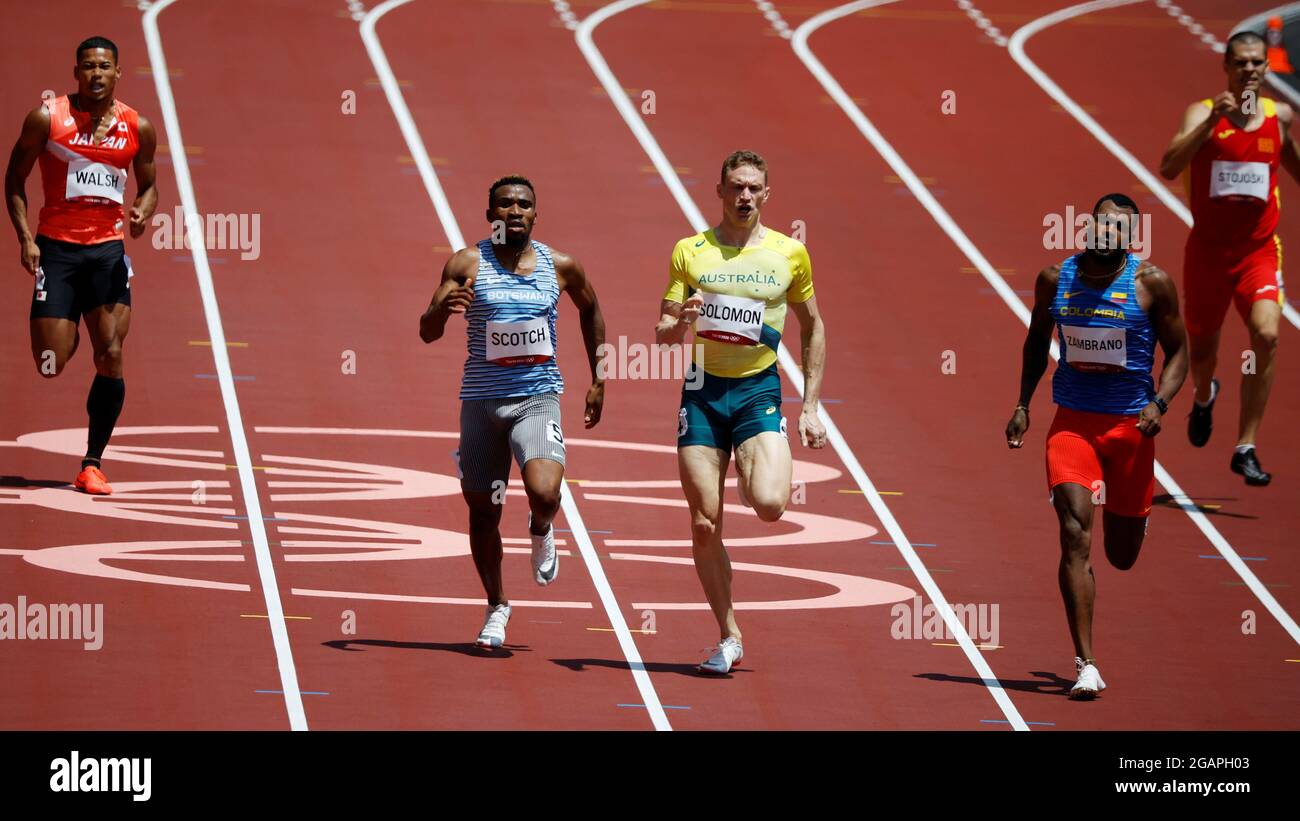 Steven solomon of australia and anthony jose zambrano of colombia hi ...