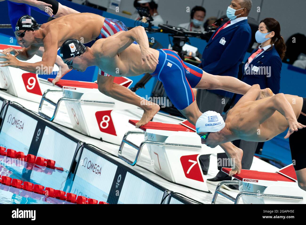 TOKYO, JAPAN - JULY 31: Jesse Puts of Netherlands competing in the men ...