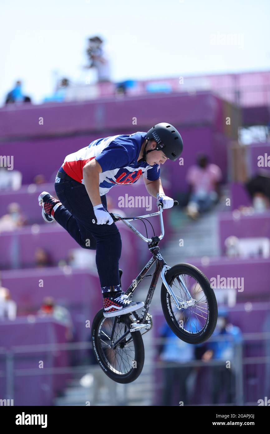 Tokyo, Japan. 1st Aug, 2021. Hannah ROBERTS (USA) Cycling : BMX ...