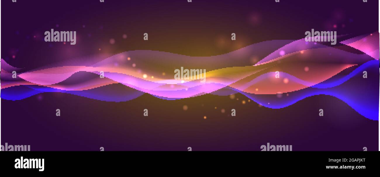 Smoke effect from blended lines. Abstract background with glowing and ...