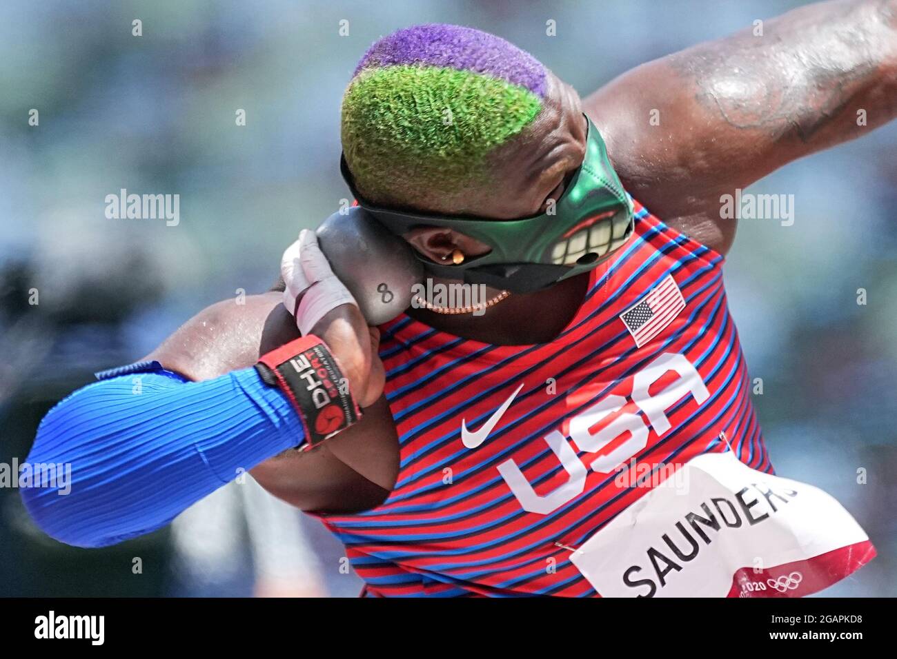 Tokio, Japan. 01st Aug, 2021. Athletics: Olympics, shot put, women ...