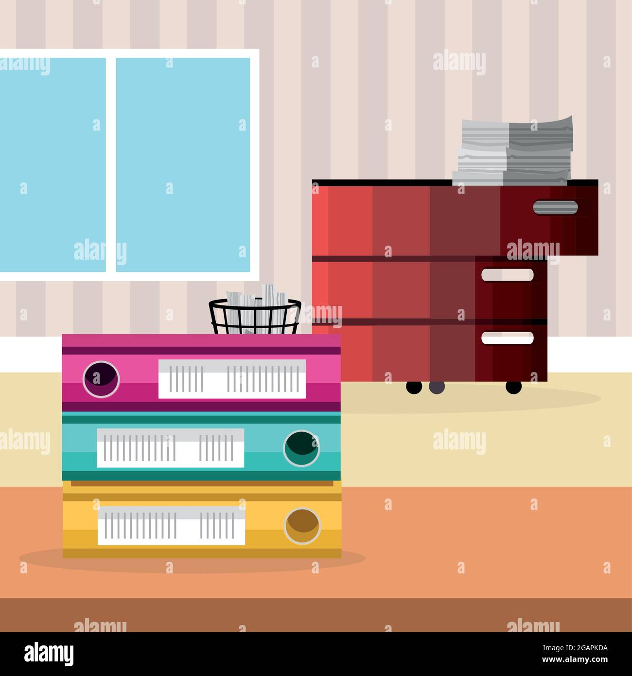 Cabinet papers Stock Vector Images - Alamy