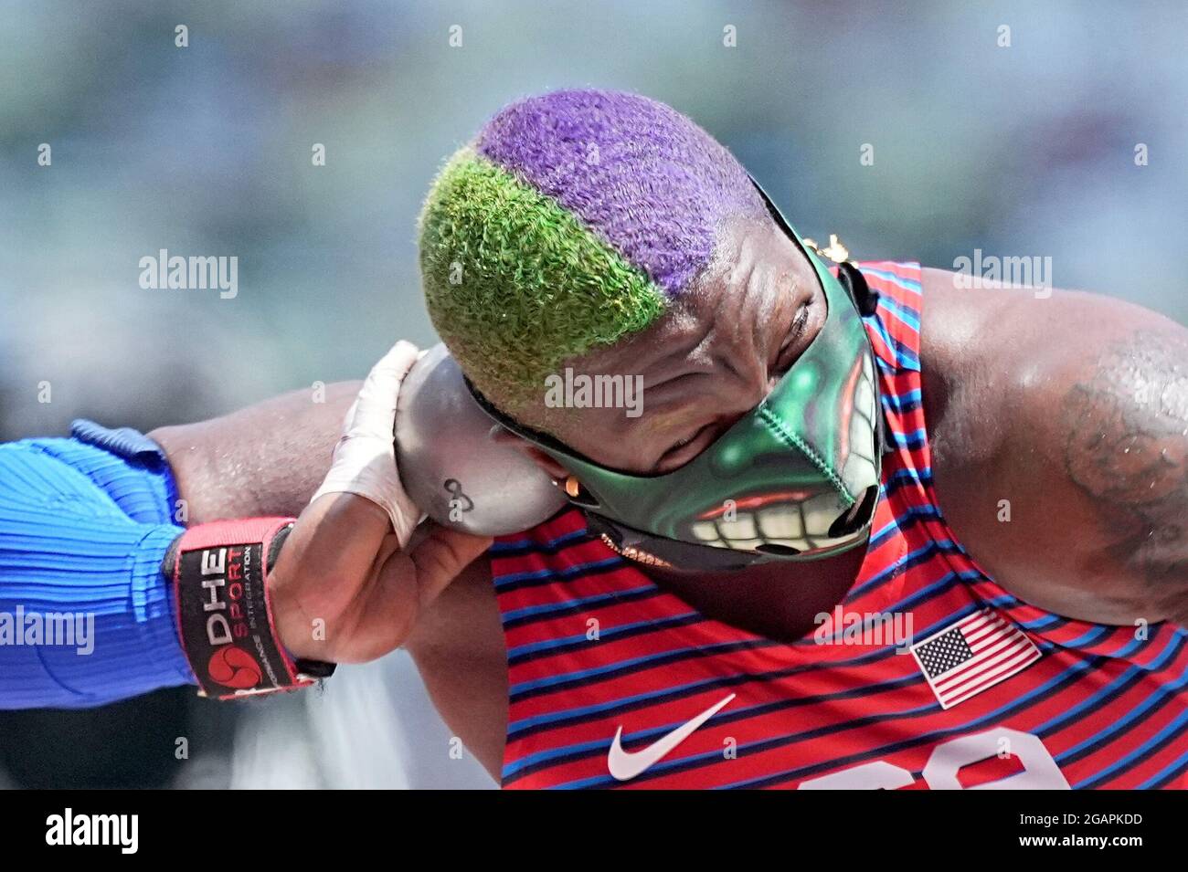 Tokio, Japan. 01st Aug, 2021. Athletics: Olympics, shot put, women ...