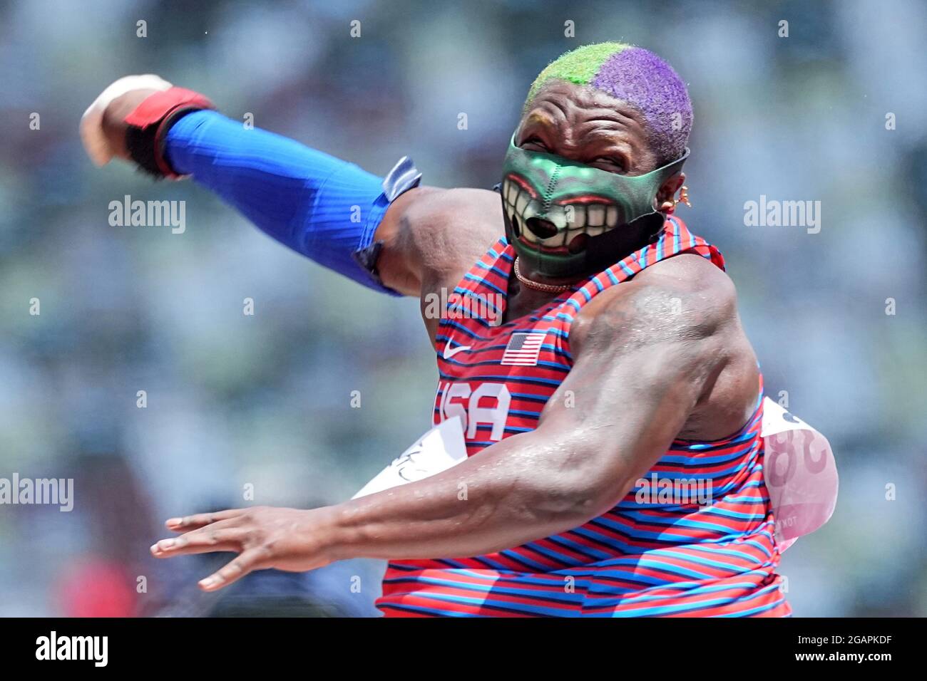 Tokio, Japan. 01st Aug, 2021. Athletics: Olympics, shot put, women ...