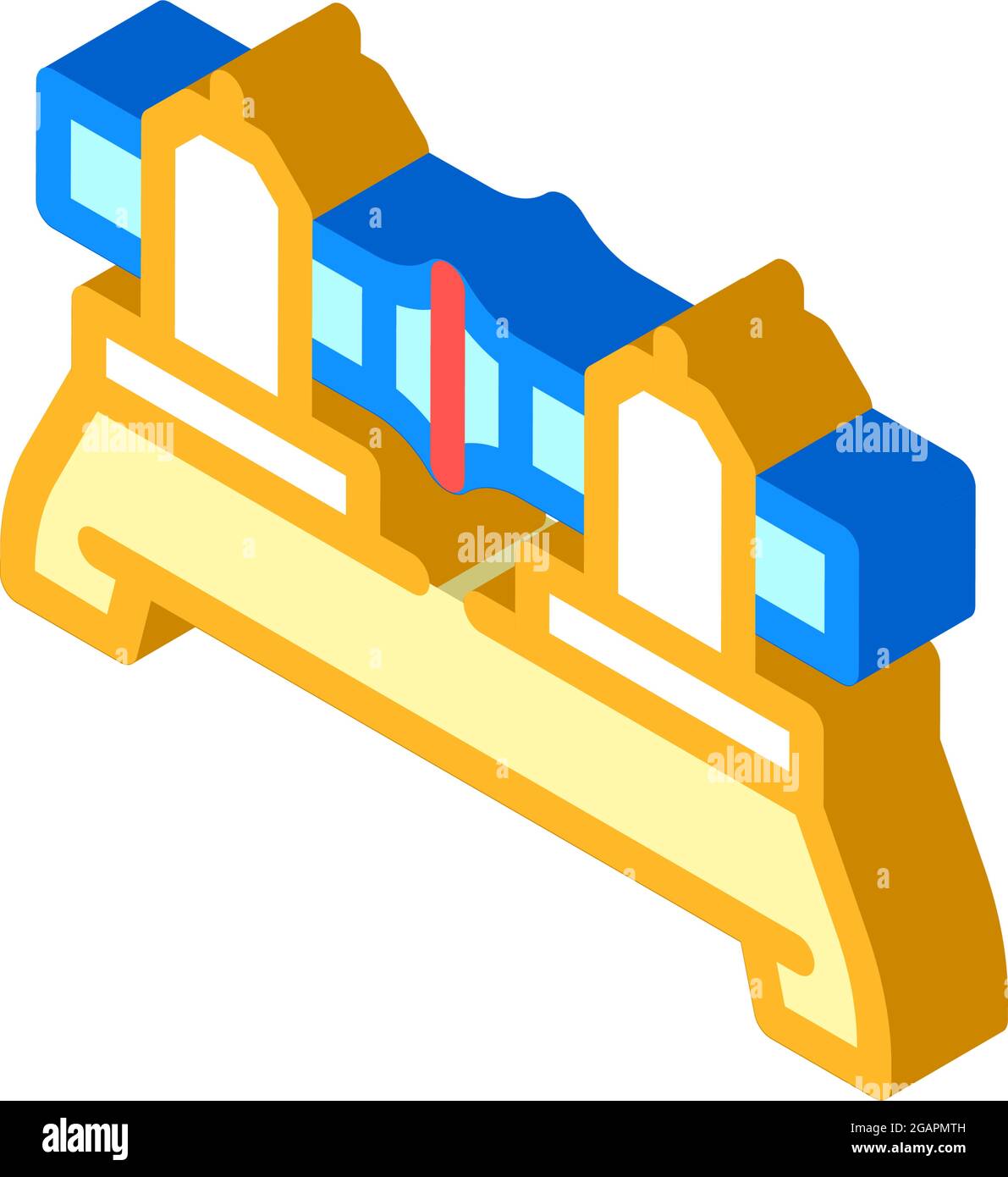 butt welding isometric icon vector illustration Stock Vector Image ...