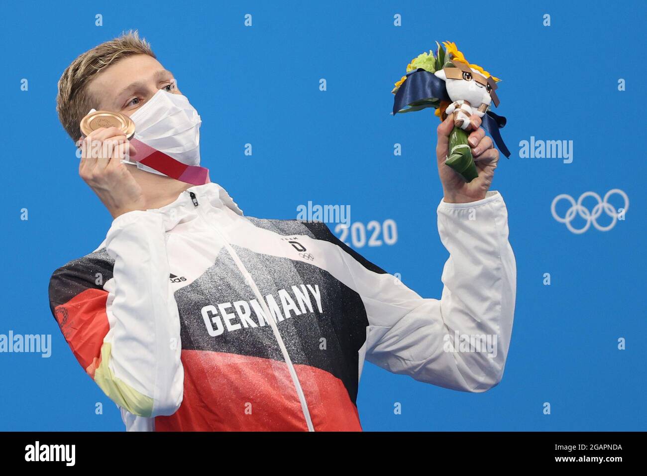 Tokio, Japan. 01st Aug, 2021. Swimming: Olympics, 1500 m freestyle, men ...