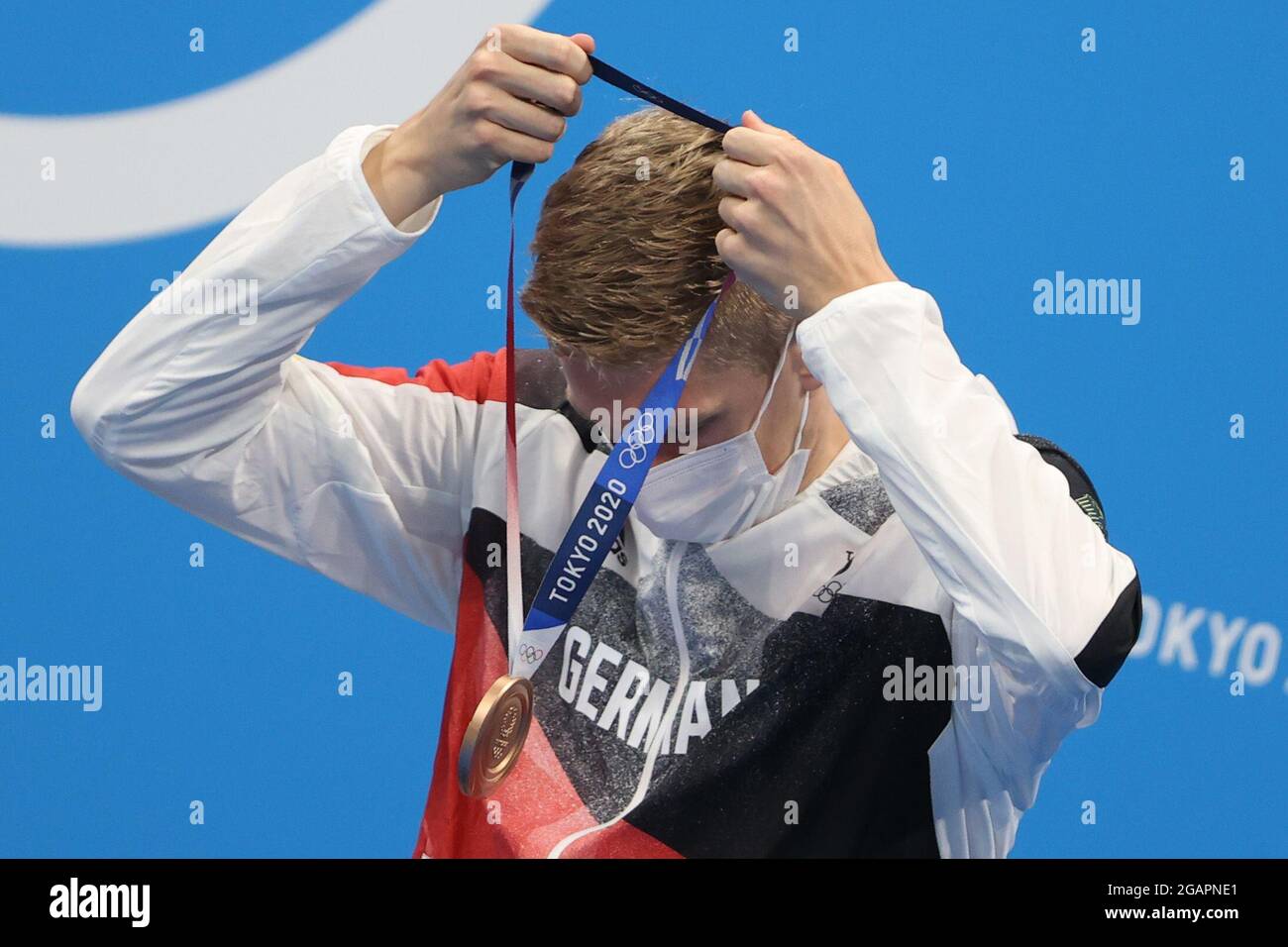 Tokio, Japan. 01st Aug, 2021. Swimming: Olympics, 1500 m freestyle, men ...