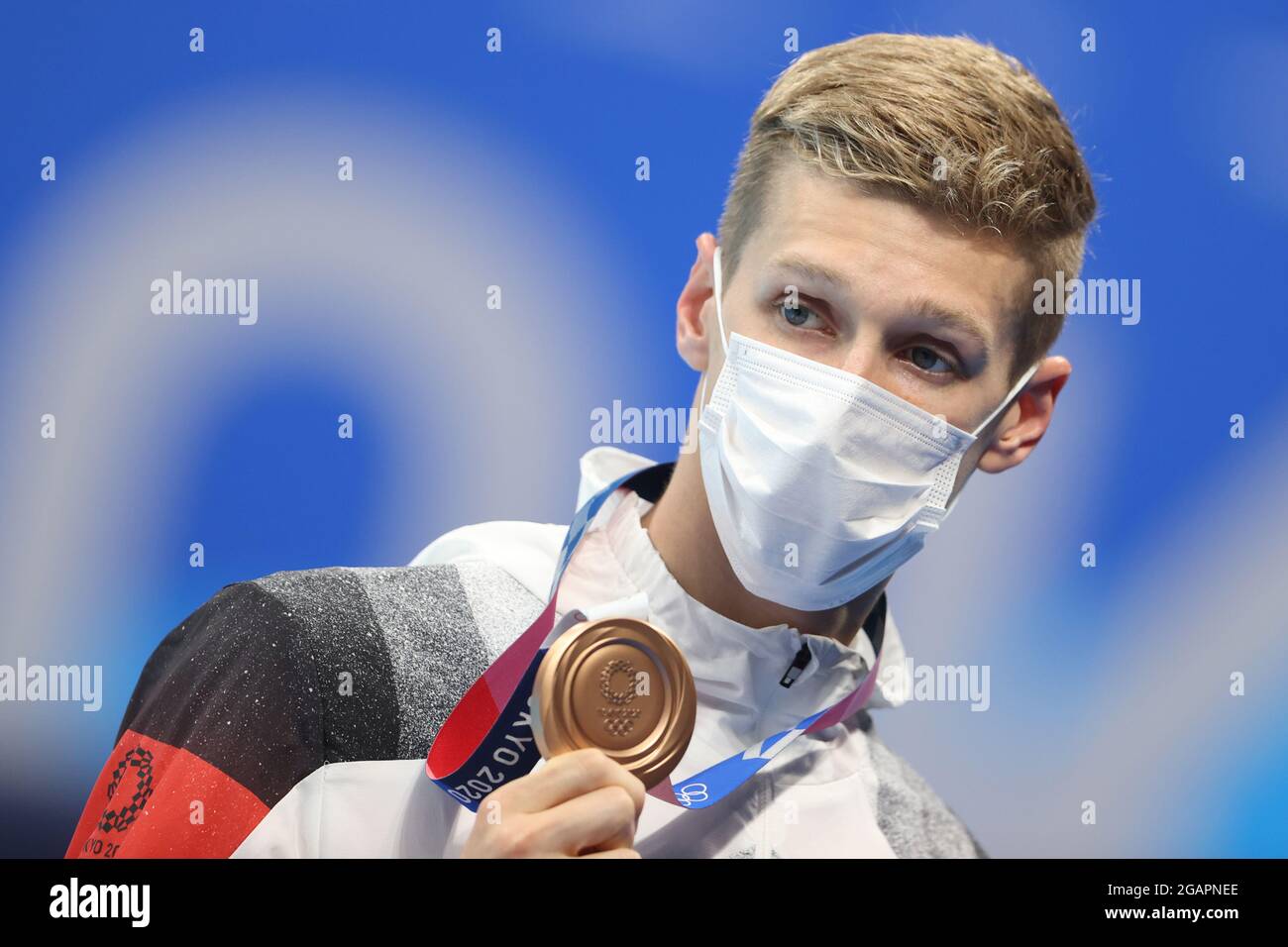 Tokio, Japan. 01st Aug, 2021. Swimming: Olympics, 1500 m freestyle, men ...