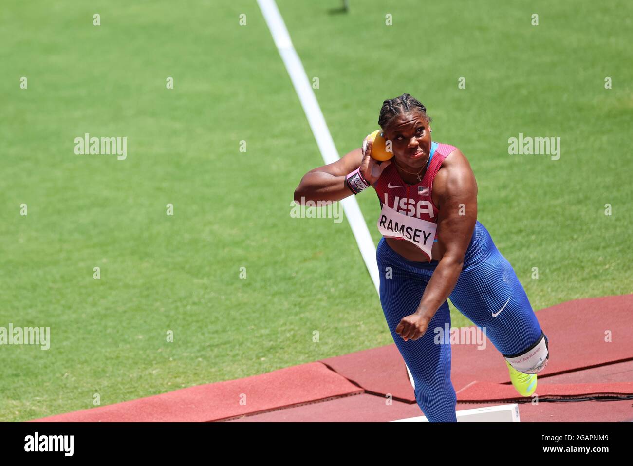 Tokyo, Japan. 1st Aug, 2021. SAUNDERS Raven (USA) Athletics : Women's ...