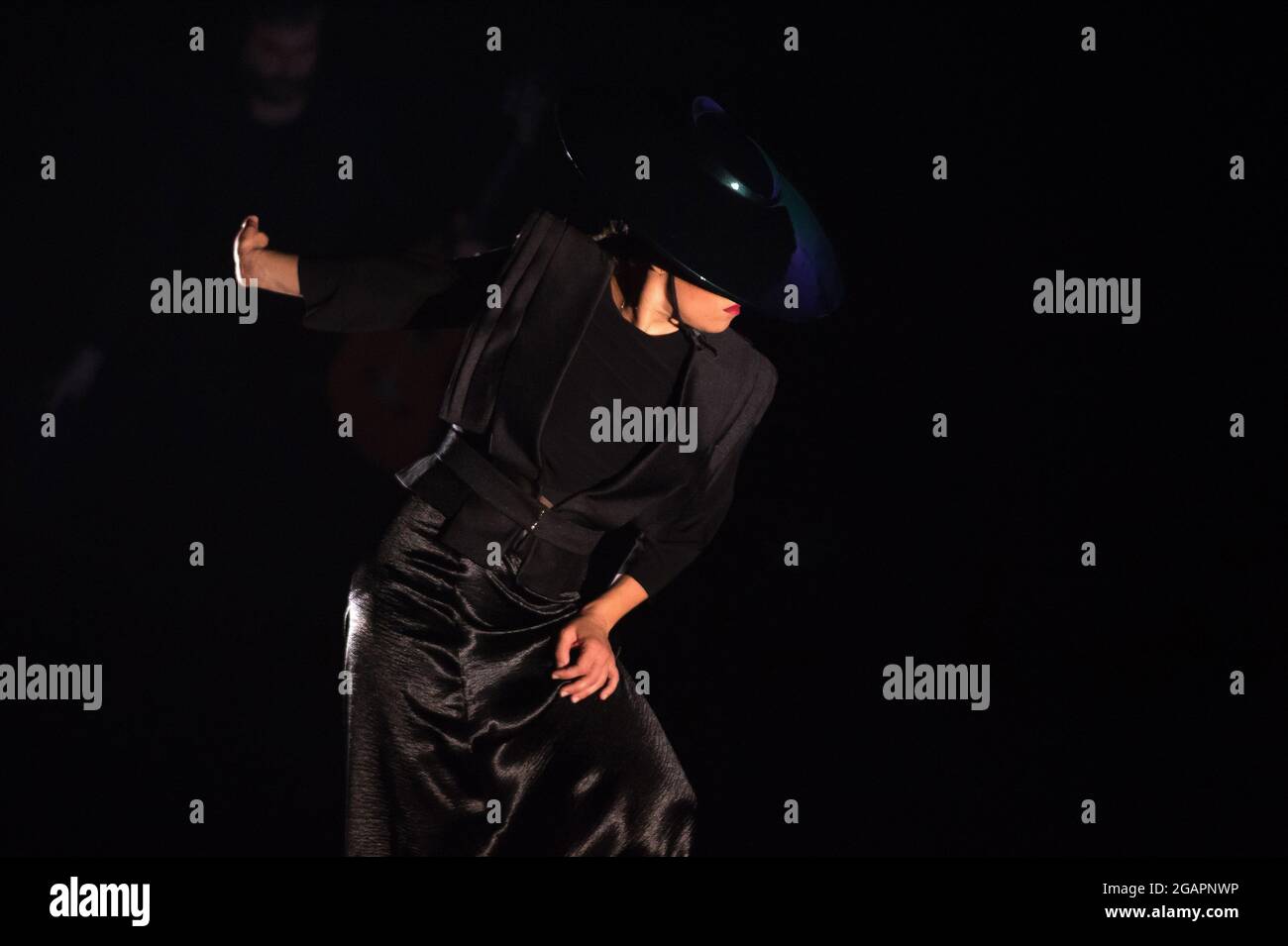 Spanish flamenco dancer Rocio Molina performs live on stage during the ...