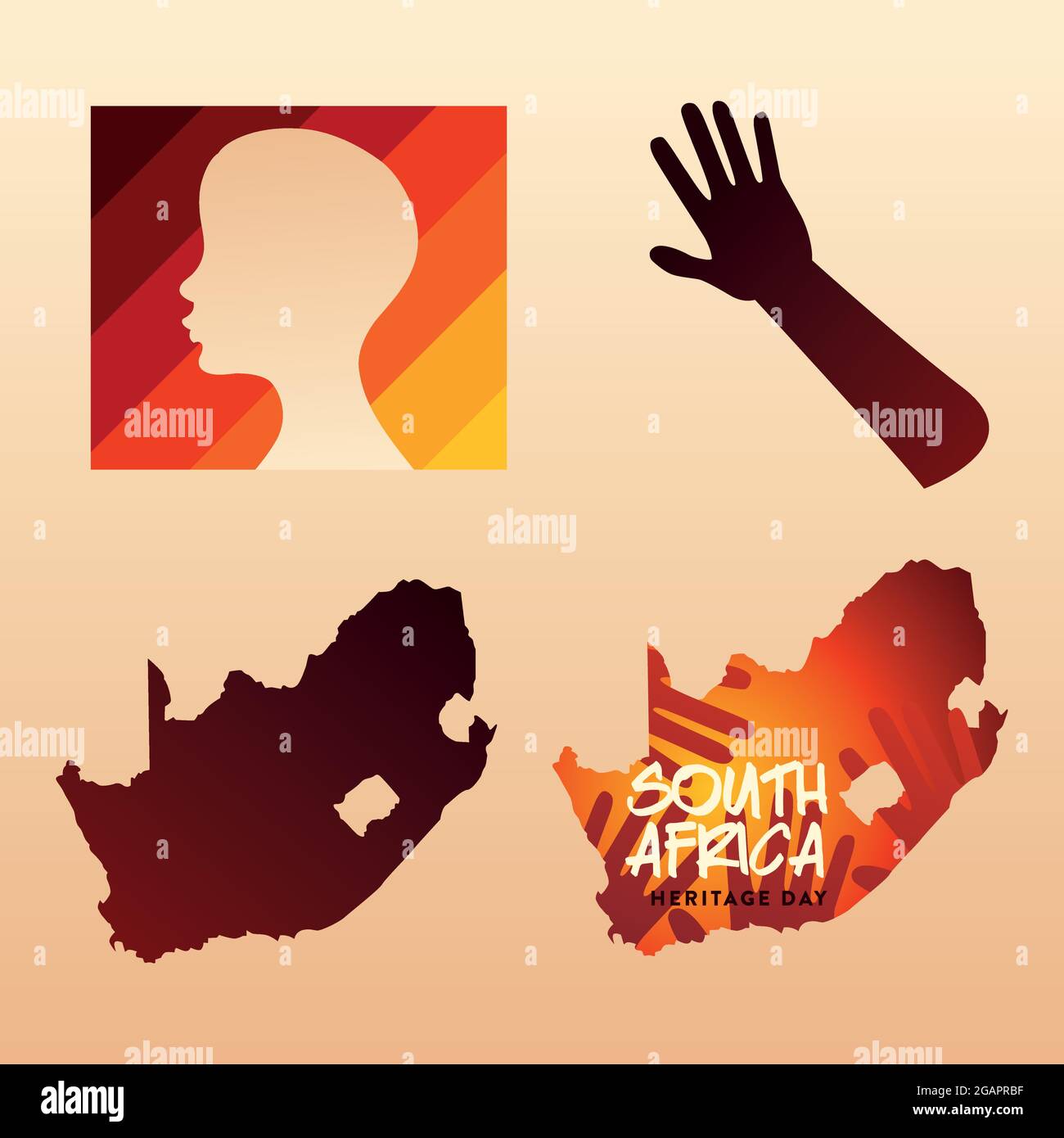 set of south africa Stock Vector Image & Art - Alamy