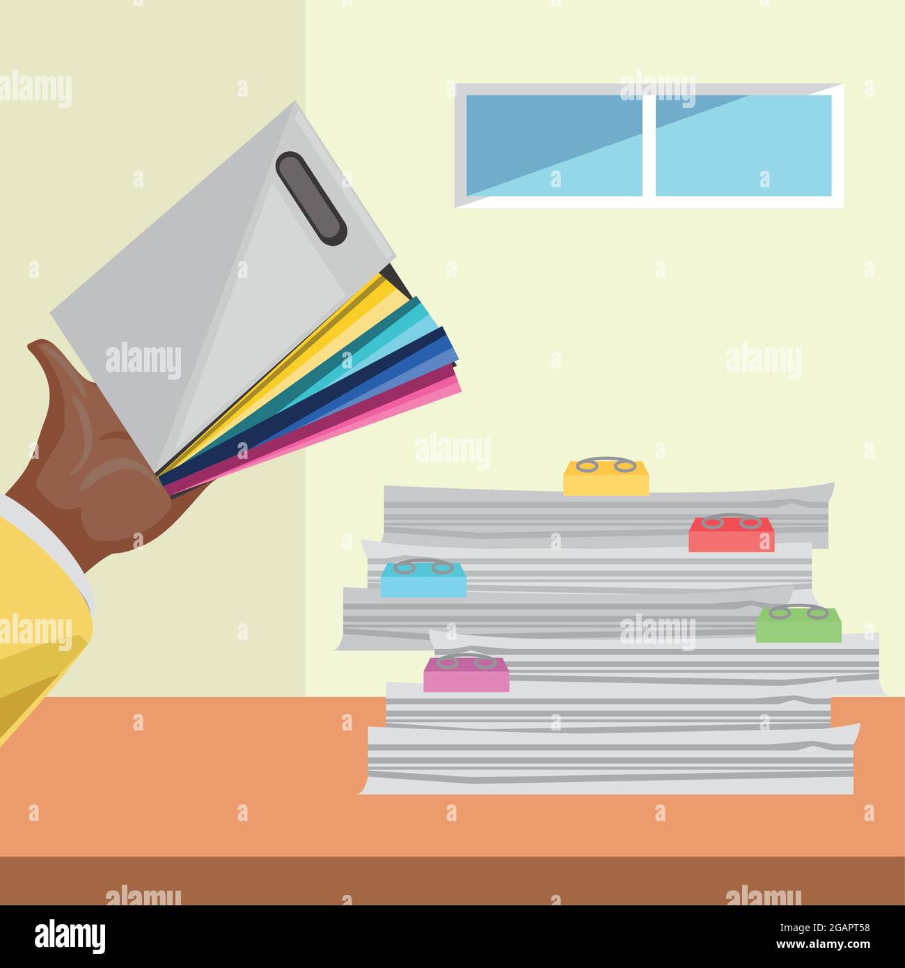 Holding records Stock Vector Images - Alamy