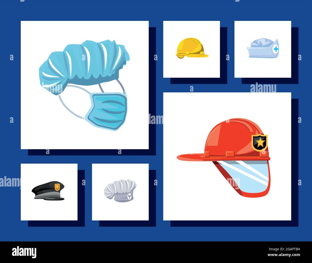 hat different work Stock Vector Image & Art - Alamy