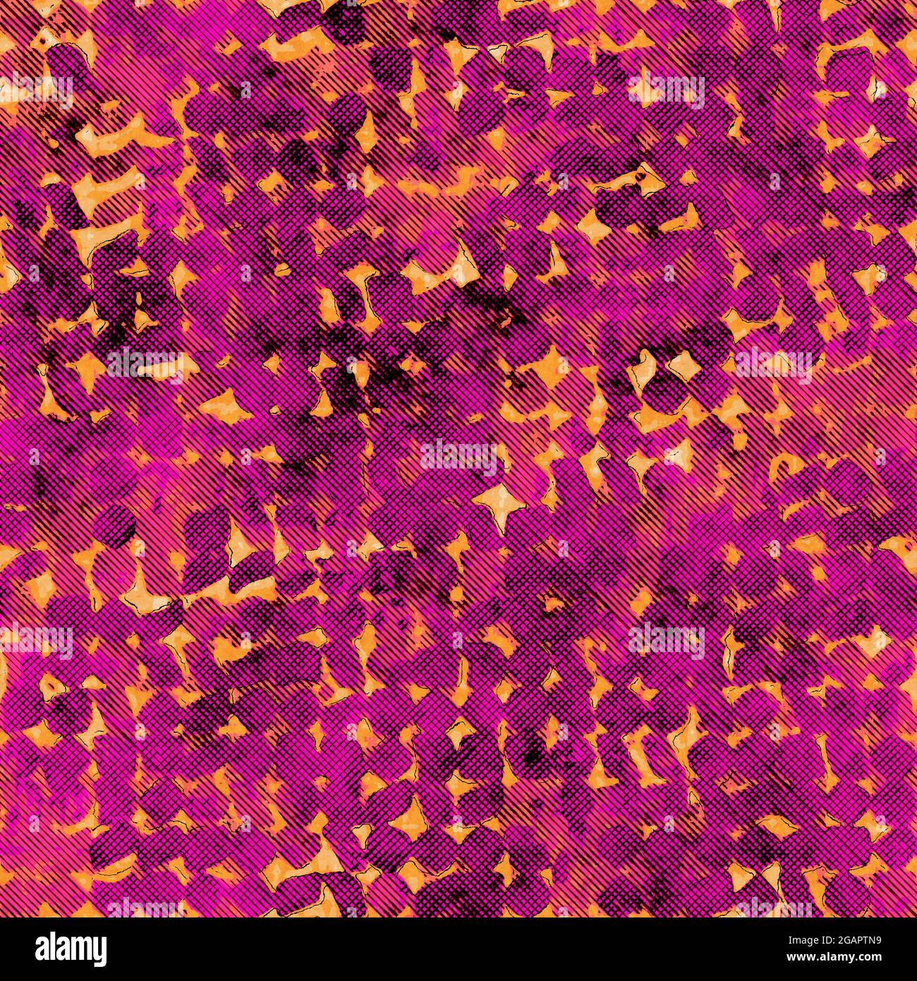 Seamless bright vivid pink and yellow pattern swatch for print Stock ...