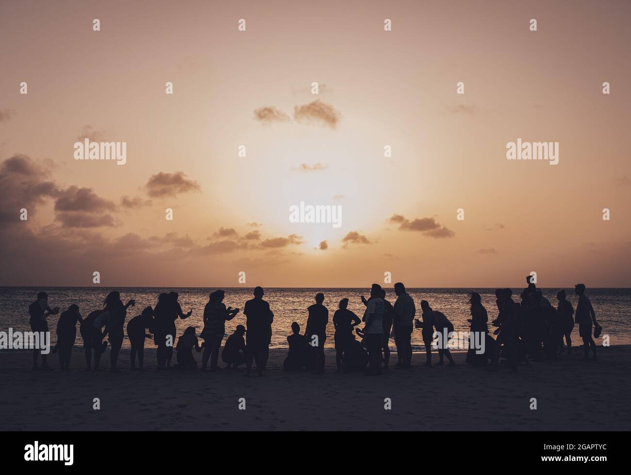 People relaxing sunset salt hi-res stock photography and images - Alamy