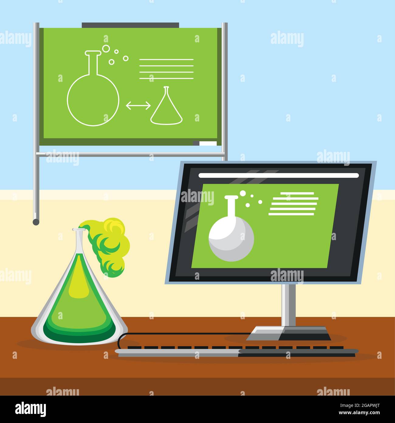 chemistry classroom school Stock Vector Image & Art - Alamy