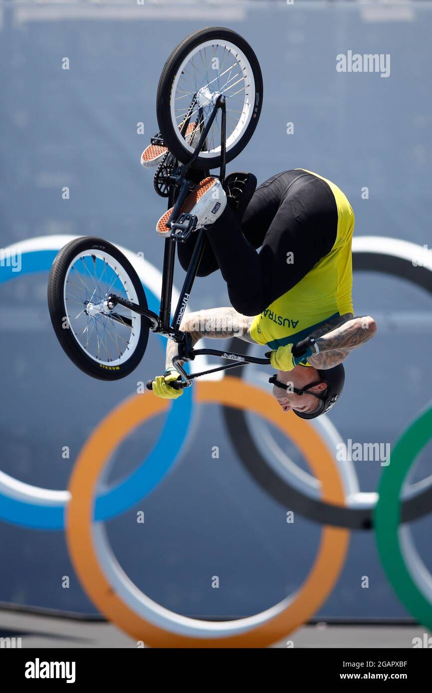 August 1, 2021: LOGAN MARTIN (AUS) competes in the Cycling BMX Racing ...