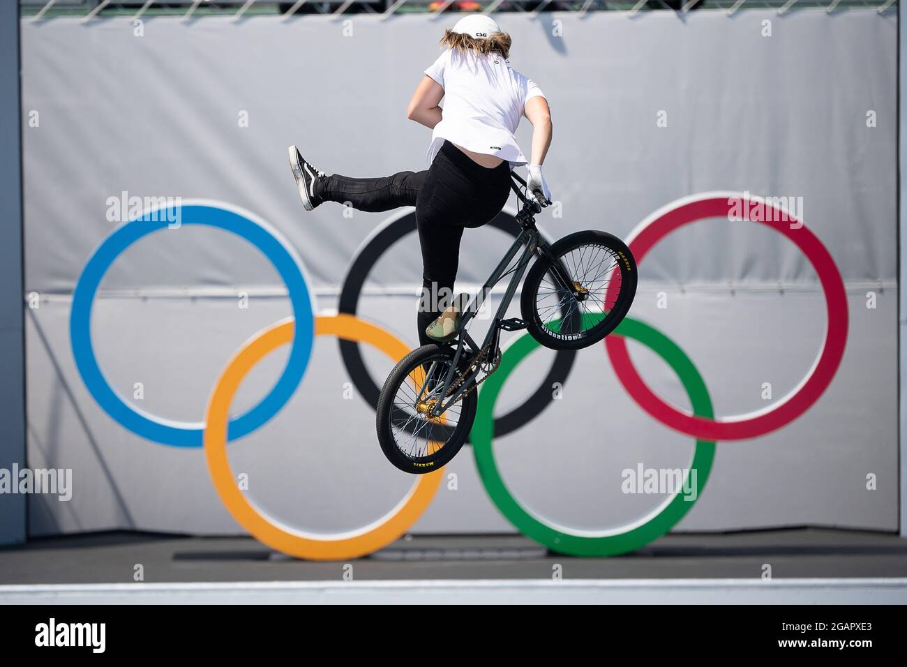 Tokio, Japan. 01st Aug, 2021. Cycling/BMX: Olympia: Freestyle, Women ...