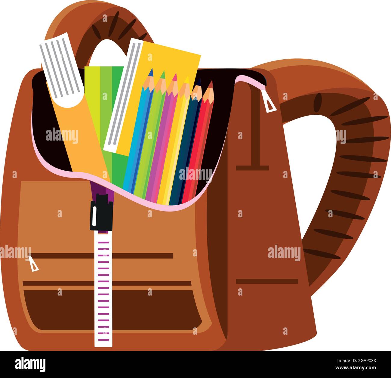 school backpack supplies Stock Vector Image & Art - Alamy