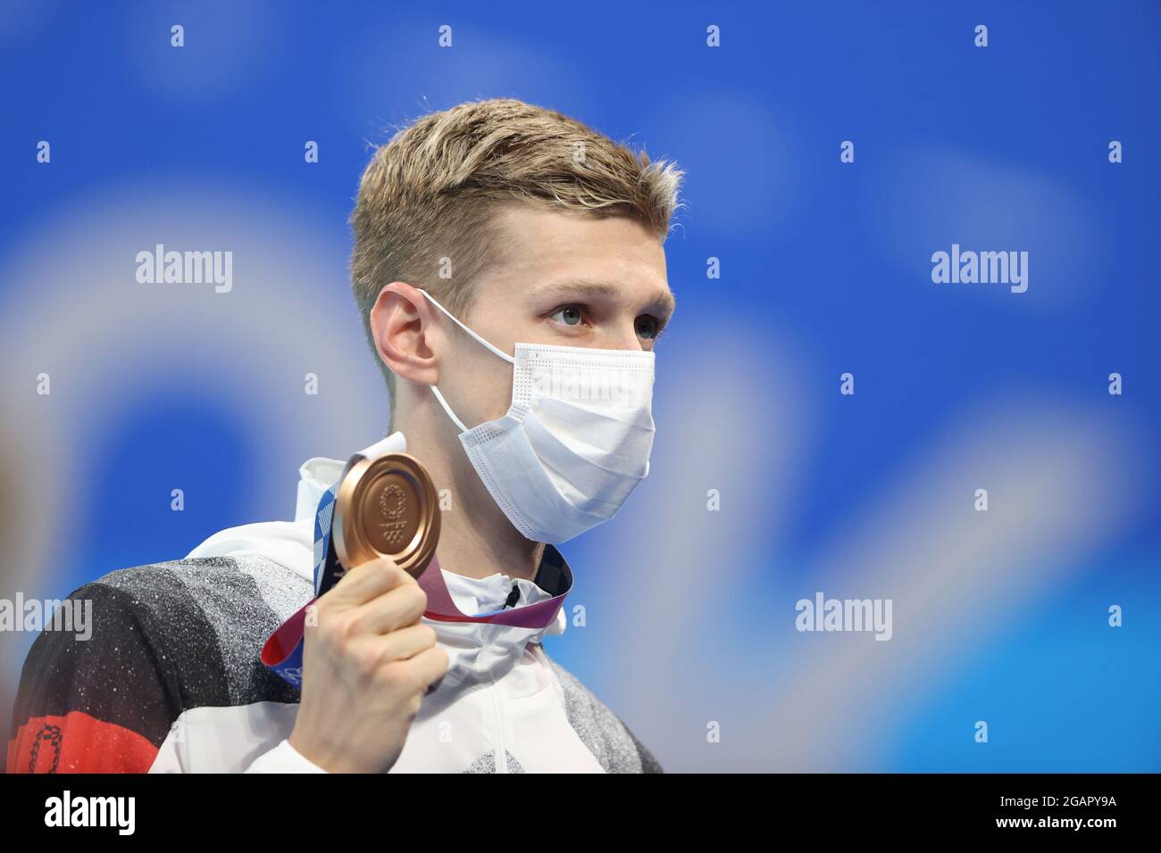 Tokio, Japan. 01st Aug, 2021. Swimming: Olympics, 1500 m freestyle, men ...