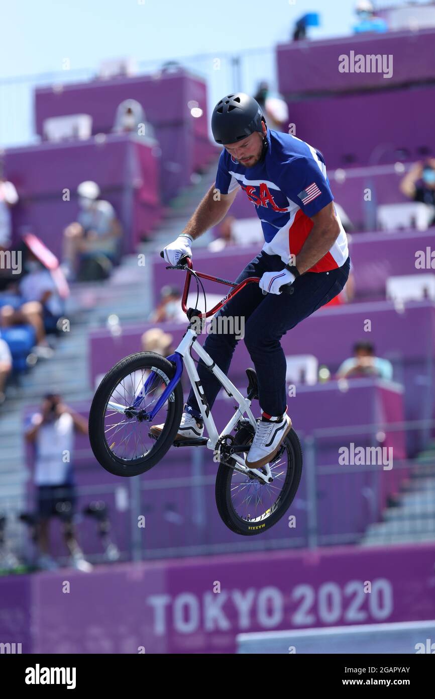 Tokyo, Japan. 1st Aug, 2021. Nick Bruce (USA) Cycling : BMX Freestyle ...