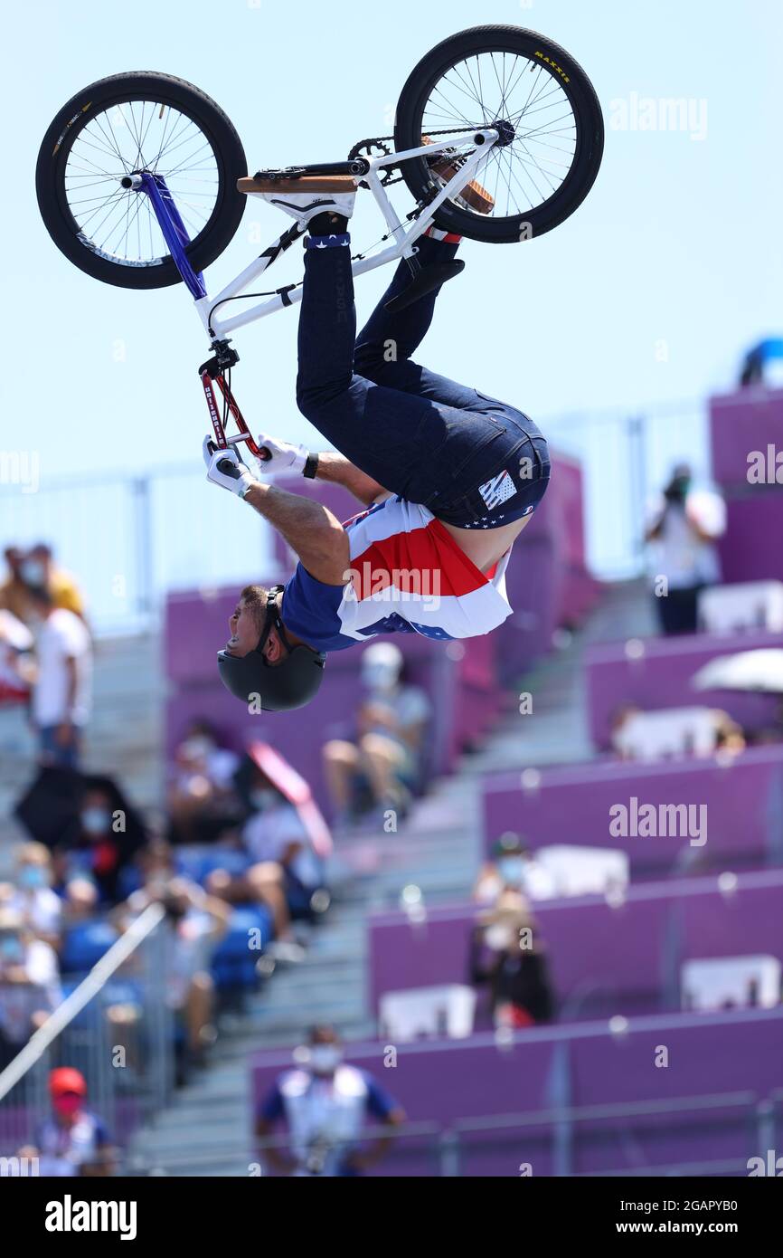 Tokyo, Japan. 1st Aug, 2021. Nick Bruce (USA) Cycling : BMX Freestyle ...