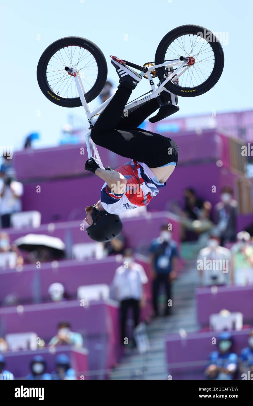 Tokyo, Japan. 1st Aug, 2021. Declan Brooks (GBR) Cycling : BMX ...