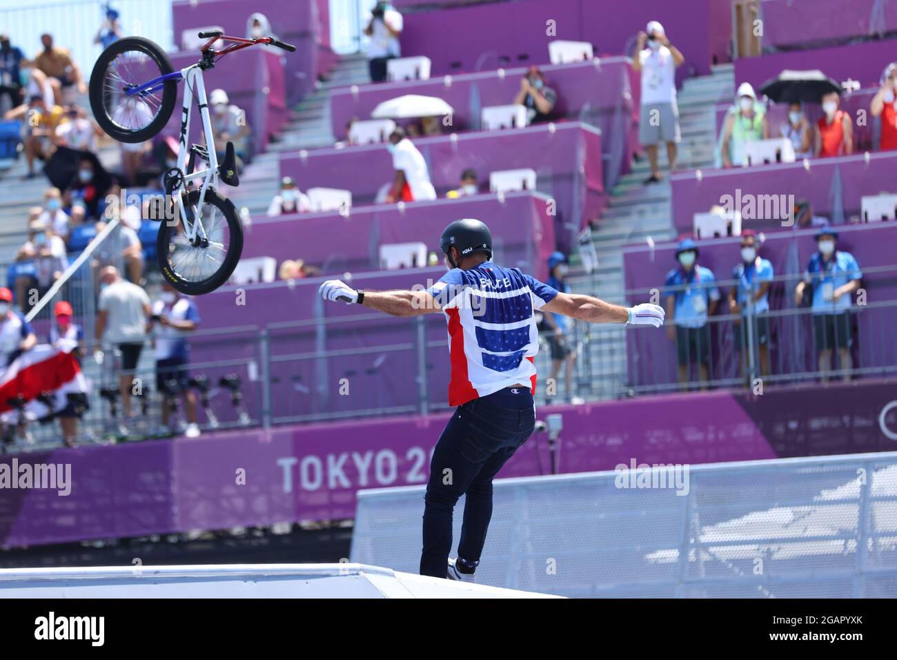 Tokyo, Japan. 1st Aug, 2021. Nick Bruce (USA) Cycling : BMX Freestyle ...