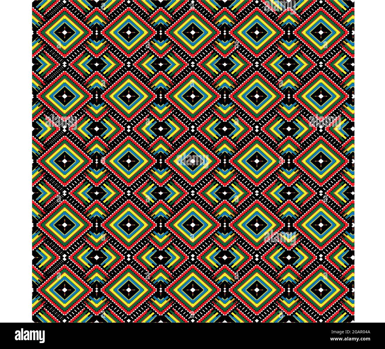 Abstract ethnic geometric pattern design background for wallpaper or ...