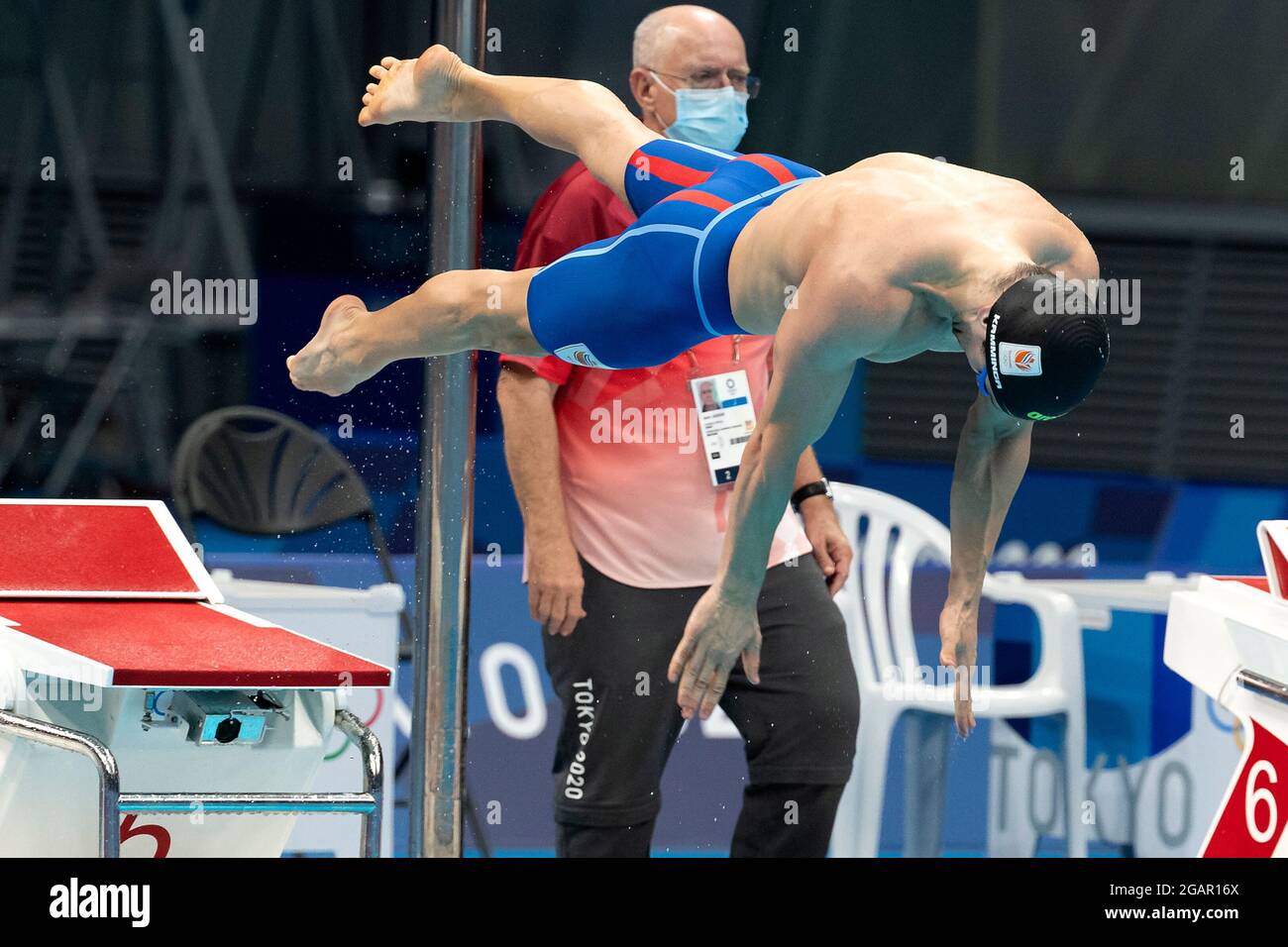 TOKYO, JAPAN - JULY 27: Arno Kamminga of Netherlands competing in the ...