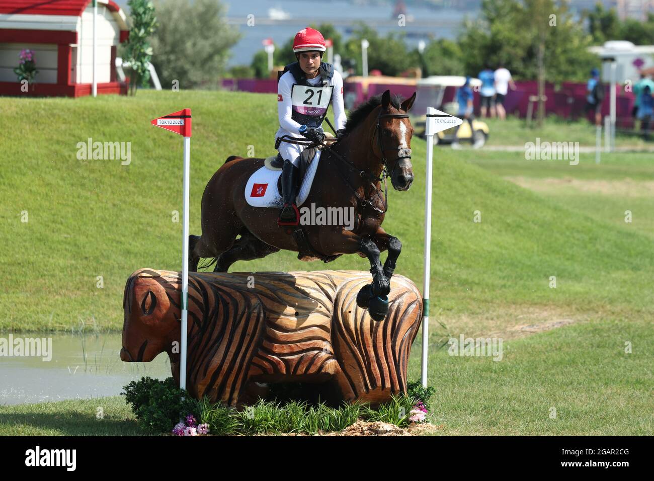 Tokio, Japan. 01st Aug, 2021. Equestrian/Eventing: Olympia, Preliminary ...