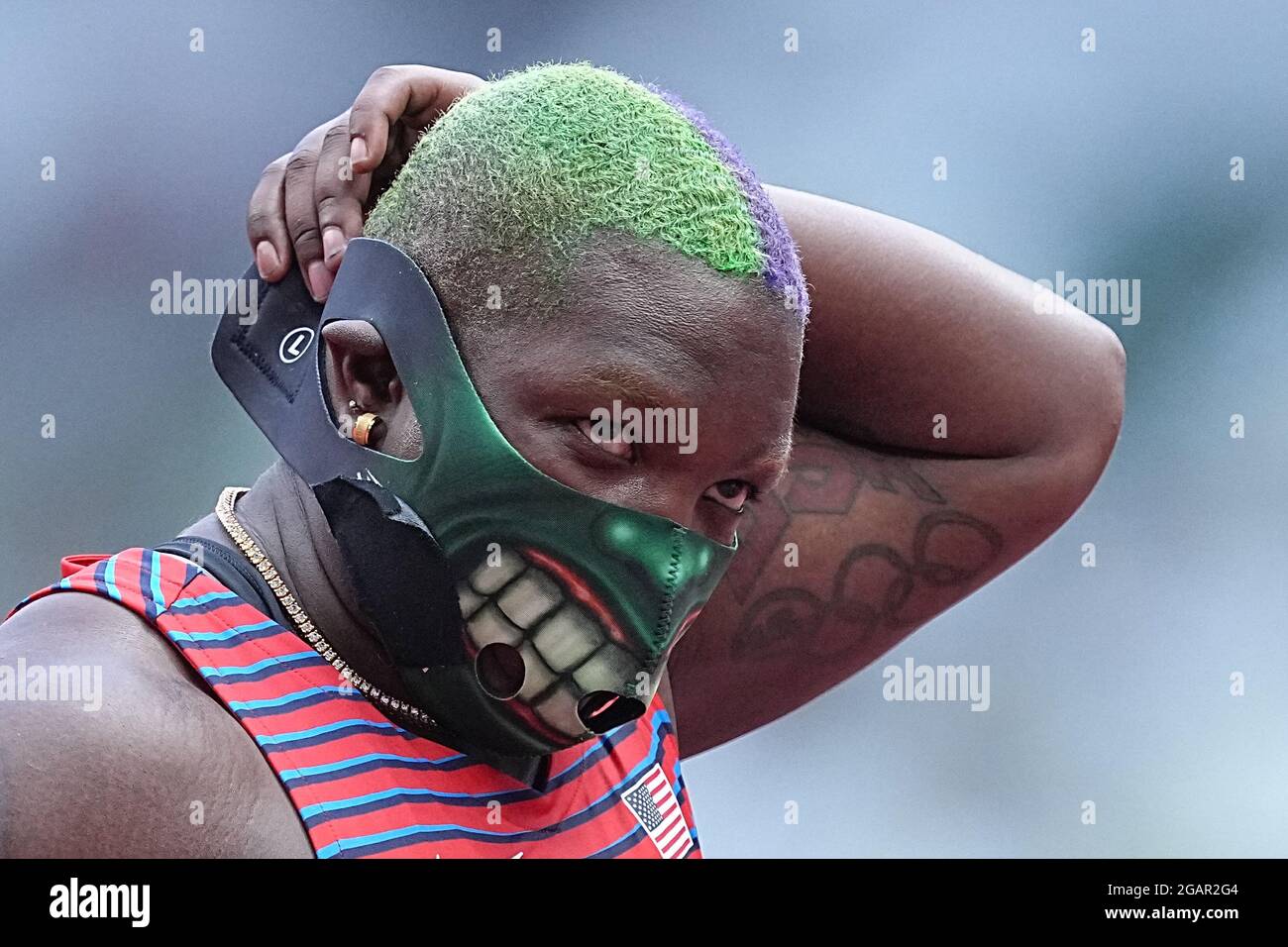 Tokio, Japan. 01st Aug, 2021. Athletics: Olympics, shot put, women ...