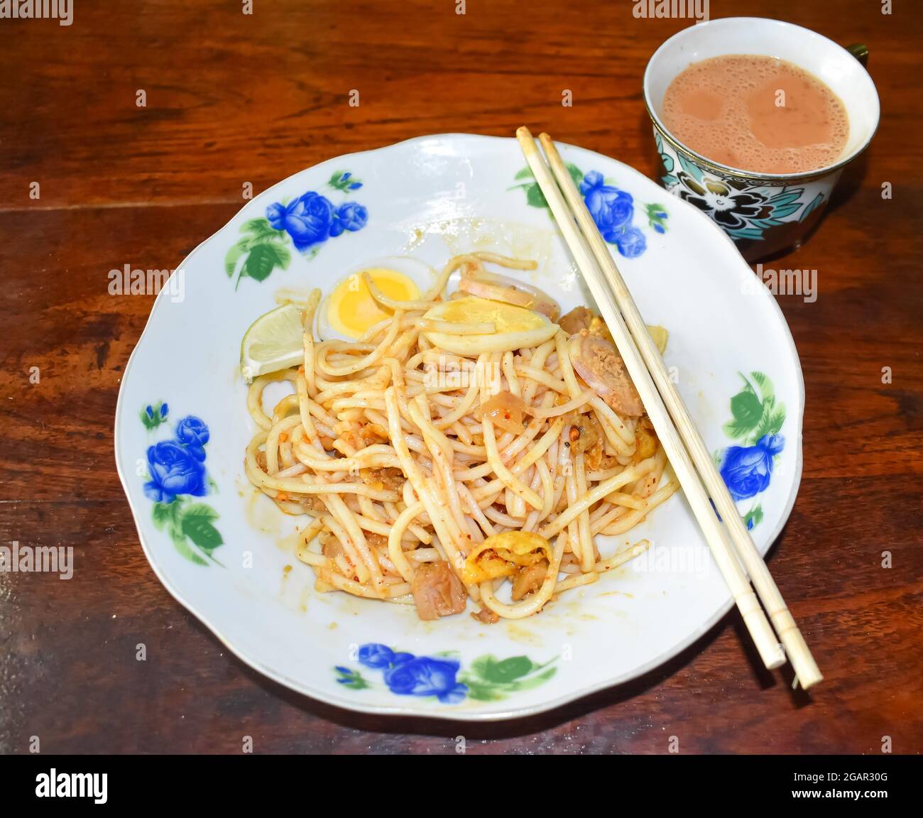 Yangon, Myanmar- June 4th 2020: Myanmar traditional or classic thick ...